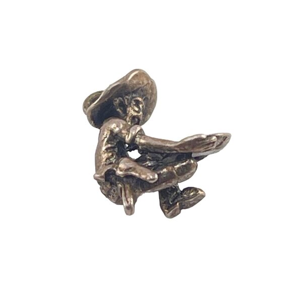 Unbranded | Jewelry | Vintage Sterling Silver Frog Charm With Cowboy ...